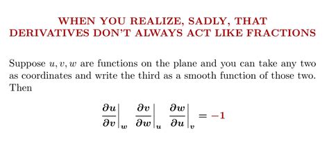 The Cyclic Identity For Partial Derivatives Azimuth The Cyclic Identity For Partial Derivatives Azimuth
