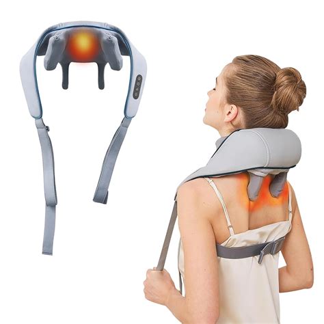 Robustt Neck And Back Massager With Heating Mode Massager For Body