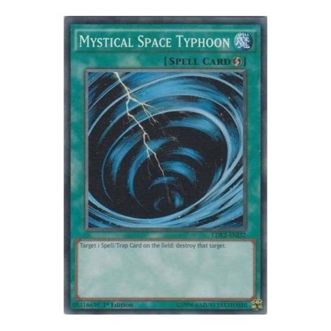 Yu Gi Oh Card Ldk2 Enj32 Mystical Space Typhoon Common Chaos Cards