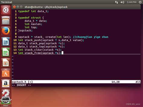 顺序栈的实现与测试 Csdn博客