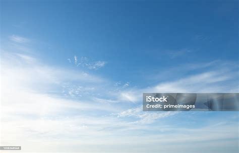 Dramatic Sunset And Sunrise Sky Nature Background With White Clouds