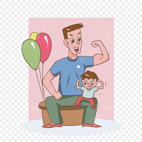 Padre Que Enseña A Los Niños A Ejercer La Identidad Png Padre Dia