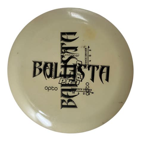 Ballista Pro Used Like New Opto Orangegold 174g Wildcat Open
