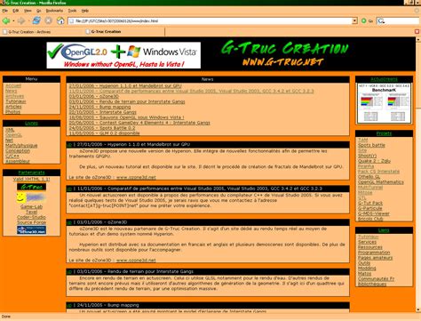 G Truc Creation Website