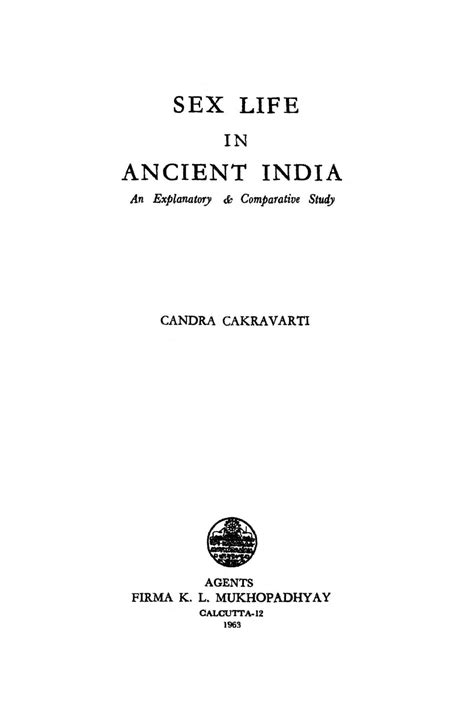 सकस लइफ इन अनकएनत इडय Hindi Book Sex Life Ancient India ePustakalay