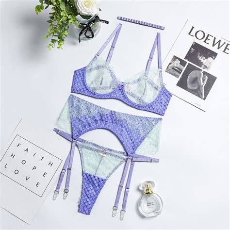 Sheer Lace Perspective Sexy Lingerie Set Obeey