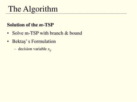 ppt an exact algorithm for the vehicle routing problem with backhauls powerpoint presentation