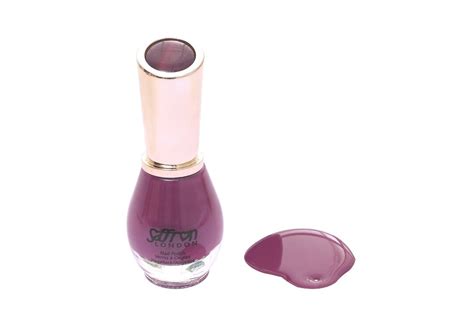 Purple Cream Saffron Nail Polish
