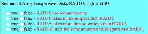 Solved Redundant Array Inexpensive Disks Raid 0156 And