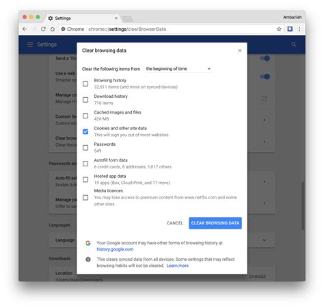 How To Clear Cookies From Specific Websites