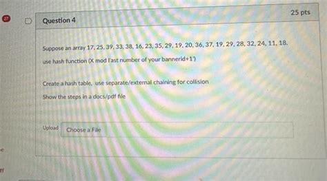 Solved Suppose An Array