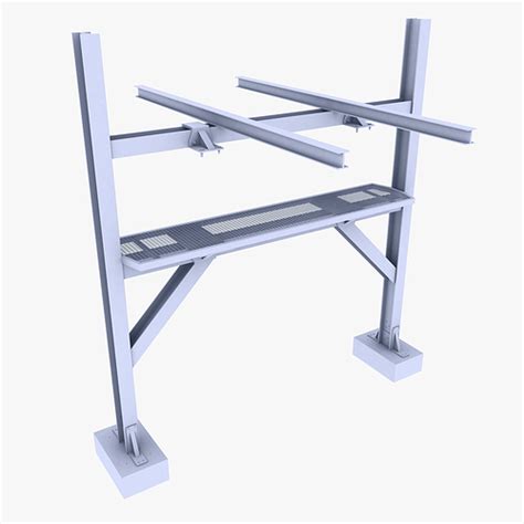 Pipeline Support 3d Model Cgtrader