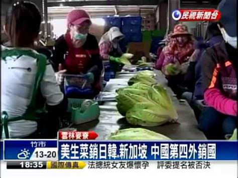 麥寮美生菜譽全球 首外銷中國民視新聞 YouTube