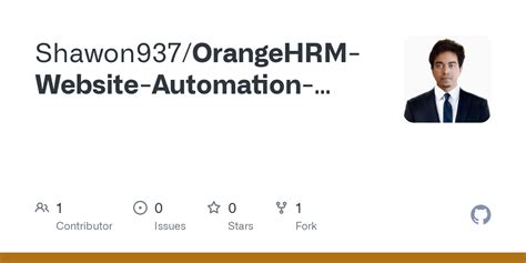 github shawon937 orangehrm website automation with selenium testng
