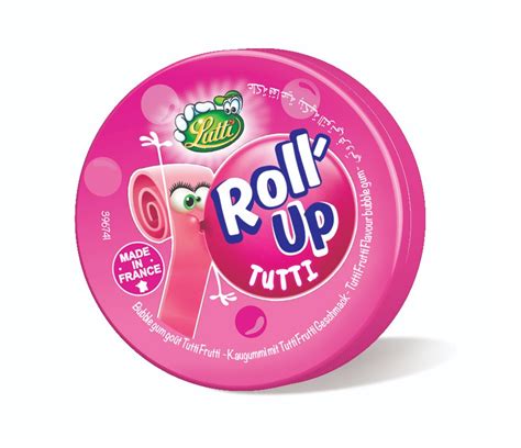 Lutti Roll Up Bubble Gum Tutti Frutti 29g Best Before Date End Nov 2024 Uk Emporium