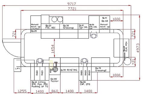 Current Layout Of The Assembly Line Download Scientific Diagram