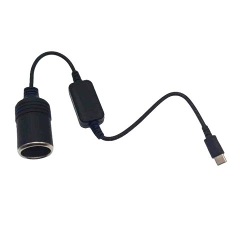 Adapter To USB Portable USB C Adapter To Max 12W Type C Male To Female Socket Stable Power Cable