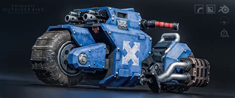 Warhammer 40k Primaris Outrider Bike By Mikhail Daniil Lykov R