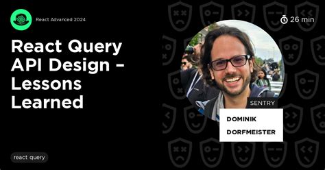 React Query Api Design Lessons Learned By Dominik Dorfmeister