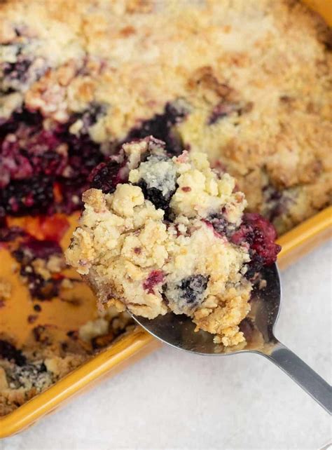 Blackberry Cobbler Recipe With Cake Mix At Justin Pope Blog