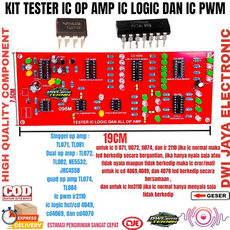 Jual Tester Ic Op Amp Ic Logic Dan Ic Pwm Shopee Indonesia
