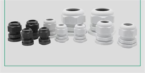 100pcs Pg Waterproof Joint Pg7 9 11 13 5 16 Wire Threading Cable Fixing Plastic Gland Head