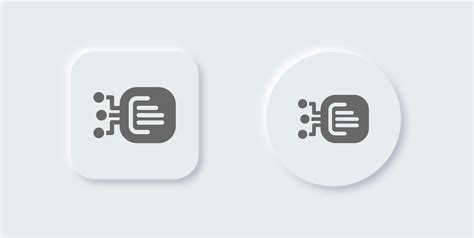 Learning Solid Icon In Neomorphic Design Style Artificial Signs Vector Illustratrion 37136991