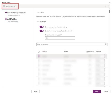 Azure Synapse Link For Dataverse Gets Stuck Fetching App” Doys Microsoft 365 And Azure Dev Blog