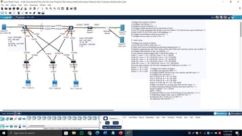 Create A Complex And Secure Network Topology Using Packet Tracer That Seamlessly Integrates The