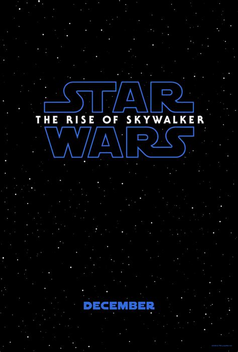 Star Wars The Rise Of Skywalker Trailer Poster And Title Revealed
