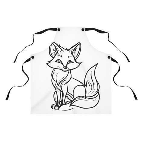 Fox Apron Coloring Kit Design Davinci In You Davinci In You