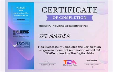 Sai Vamshi M On Linkedin Successful Completed The Certification