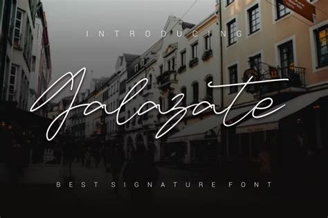 Galazate Font Elegant Script Typeface Galazate Font Elegant Script Typeface