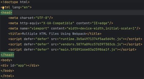 Multiple HTML Files Using Webpack DEV Community
