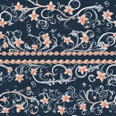 Premium Ai Image Delicate Borders Are Outlined With Elegant Curves