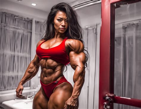 Asian Female Bodybuilder By Slsk On Deviantart