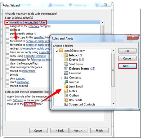 How To Move Specific Domain Emails To A Folder In Outlook 2010