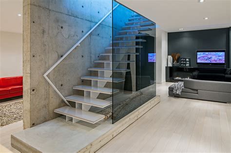 20 Glass Staircase Wall Designs With A Graceful Impact On The Overall