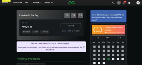 day 1 of geekstreak2024 challenge on geeksforgeeks vaibhav raj posted on the topic linkedin