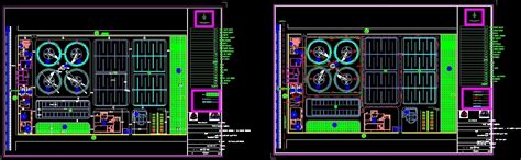 Layout Of Water Treatment Station Dwg Full Project For Autocad Designscad