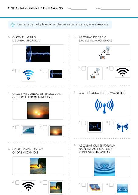 Fórmula Geo Atividades Sobre Ondas 11