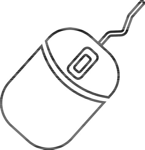Computer Mouse Icon In Thin Line 24517730 Vector Art At Vecteezy