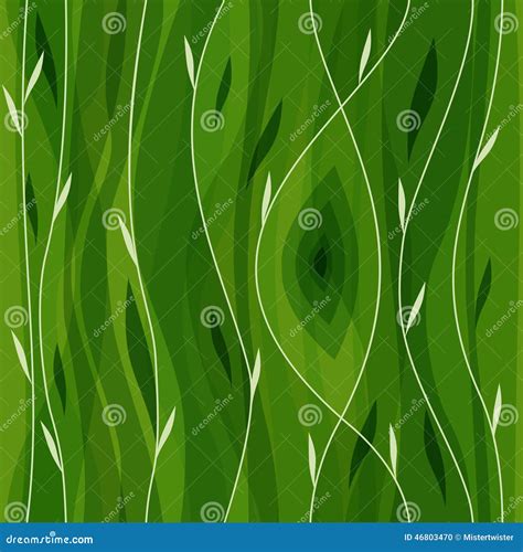 Vector Leaf Seamless Pattern Abstract Nature Stock Vector Illustration Of Full Grunge 46803470