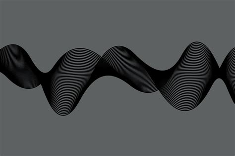 Monochrome White And Black Wave Abstract Background Suitable For Landing Page And Computer