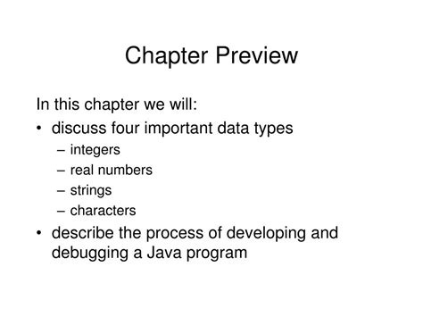 Ppt Chapter 3 Fundamental Data Types Of Java Powerpoint Presentation Id343192
