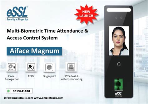 Biometric Face Attendance Machine Essl Aiface Magnum Biometric Attendance System