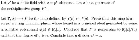 Abstract Algebra Polynomial Ring Over Finite Field Mathematics