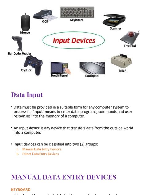 input devices pdf computer keyboard input output