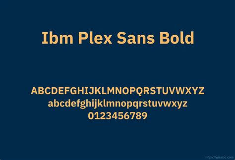 Ibm Plex Sans Bold Font Free Download Ttf Otf Wisabo Fonts
