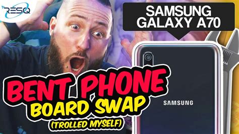 Swapping A BENT Samsung Galaxy A Logicboard To Recover Important Data I Trolled Myself Hard